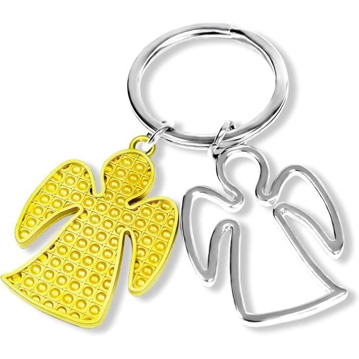 Porte Clef Porte Clé Porte Cle Amovible Porte-Clés En Acier Inox Anneau ...