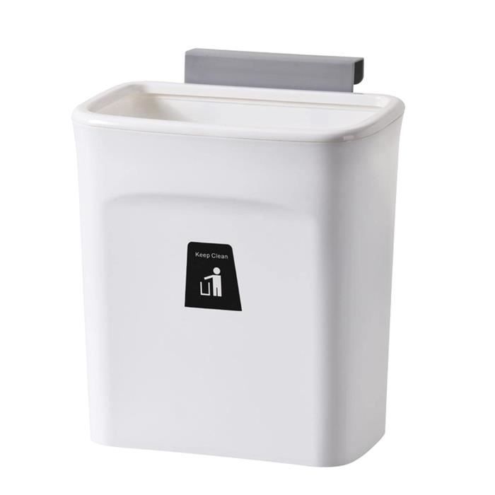 Poubelle Murale De Cuisine, Armoire Murale Ménagère Avec Couvercle ...