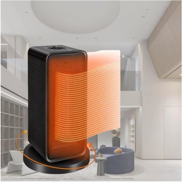 Radiateur soufflant - M8002 - Chauffage rapide 1200W - Silencieux ...