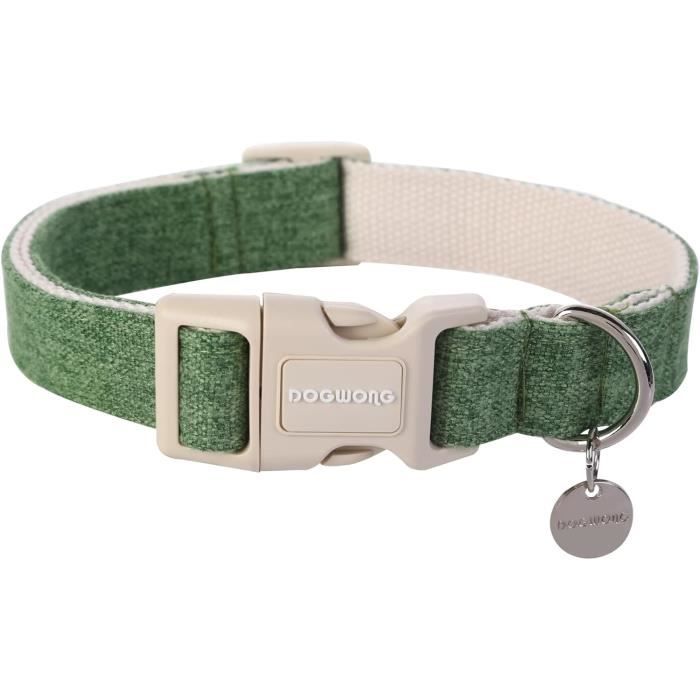 Collier Pour Chien Vert, En Chanvre, Naturel, Doux, Durable ...