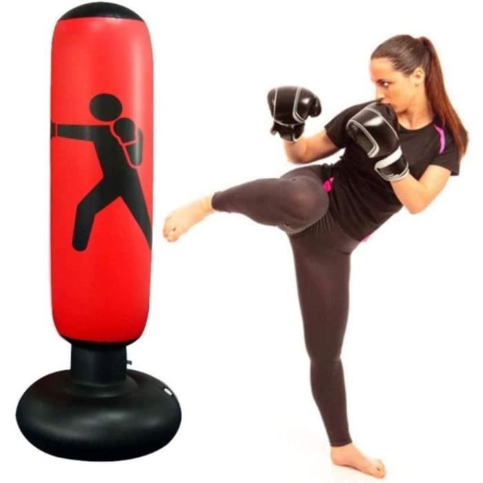 Sac de Frappe,Sac de Boxe Gonflable Punching Bag Sac autoportant Sac de ...