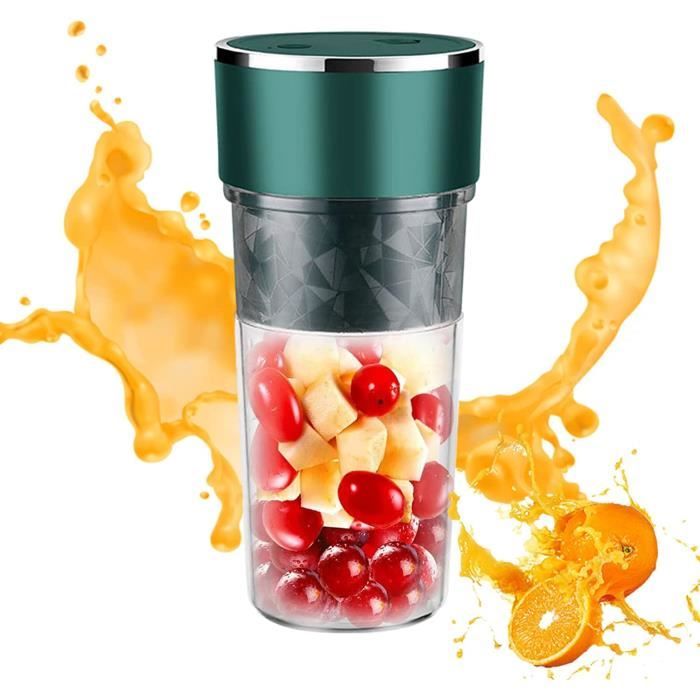 Blender Smoothie, Mini Blender 350ml, Blender électrique, Batterie de ...
