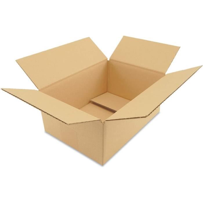 75 Boîtes en Carton Pliant 250 x 175 x 100 mm Emballages Cartons en ...