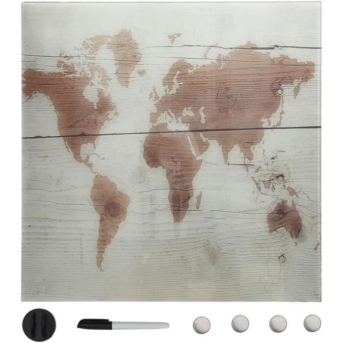 Tableau Noir Magnétique Mural Tableau d'Ecriture Panneau Effaçable ...