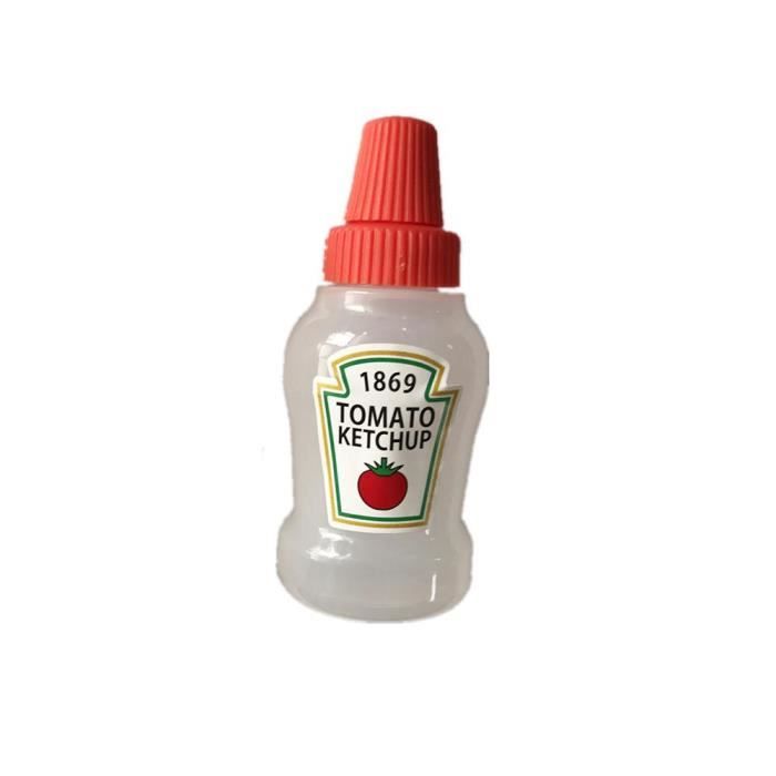 La couleur rouge Mini bouteille Ketchup en forme de tomate, Mini ...