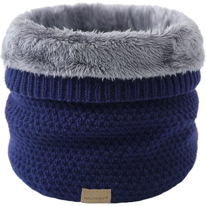Cache-Cou Hiver charpe Circulaire Tricote Tour de Cou Col paisse Cache ...