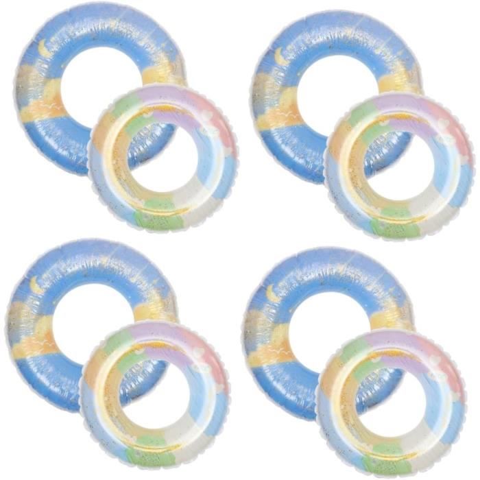 8 Pièces Anneau De Natation Coloré Ensemble De Jeu Pour Tout-Petits En ...