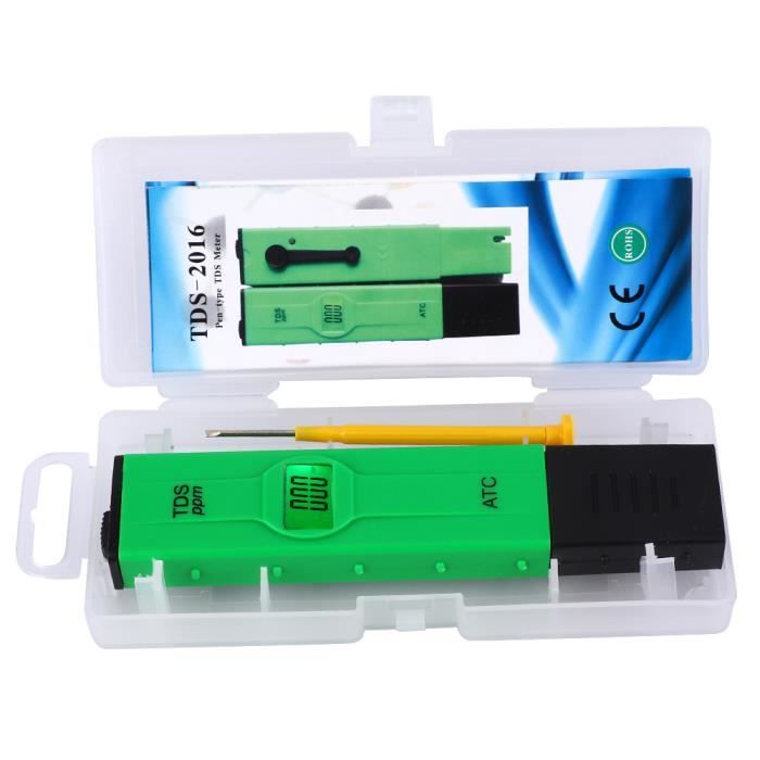 Cikonielf Testeur TDS TDS Meter with Data Display TDS Analyzer, 0.00 ...
