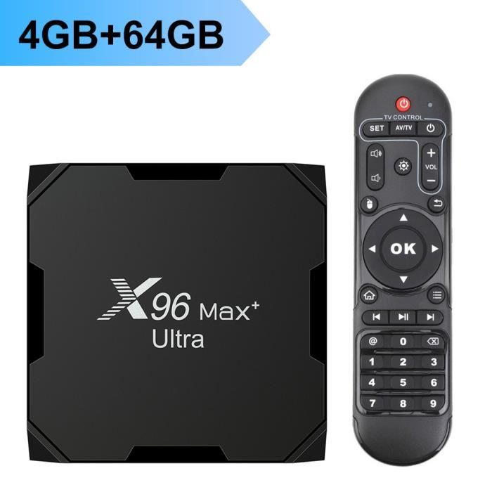 MEDIA STREAMER,4gb 64gb 2022 X96Max Plus Ultra TV Box Android 11 ...