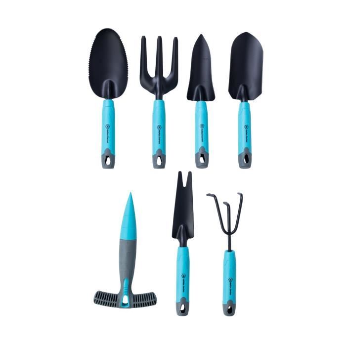 Ensemble d’Outils à main de jardinage Holtaz Garten - Type3 Bleu, noir ...