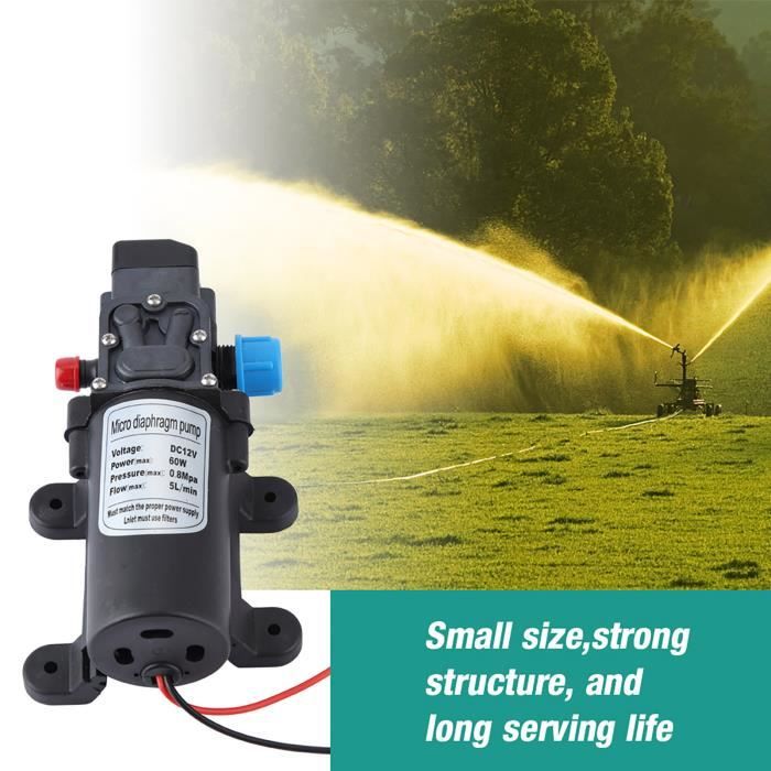 HURRISE Micro pompe à membrane Pompe à eau auto-amorçante à diaphragme ...
