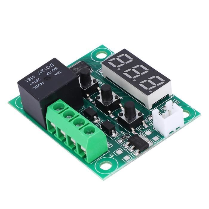 Thermostat numérique HURRISE W1209 - Plage de mesure de température -50 ~ 110 ° C - Contrôle ...