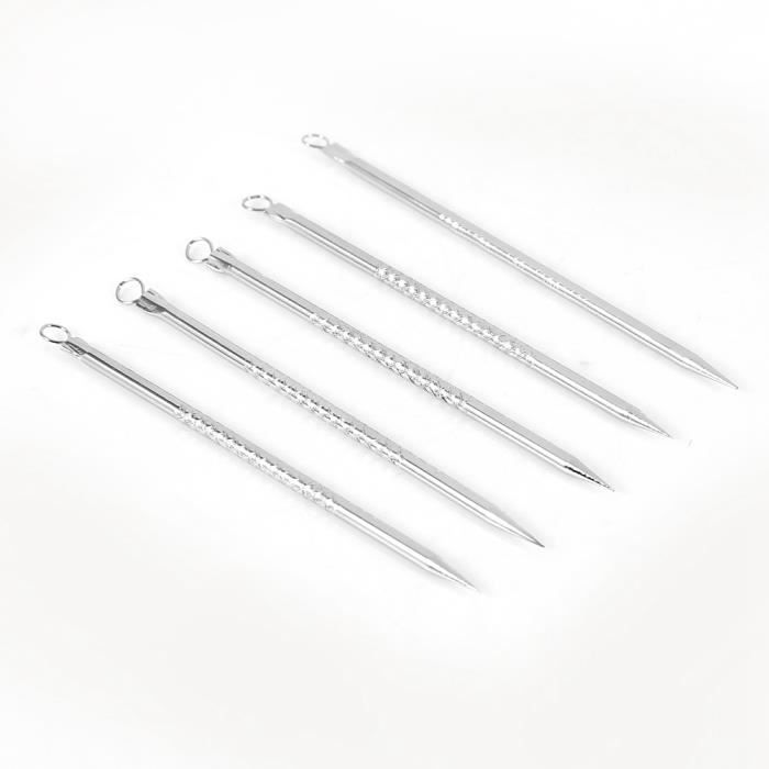 KIMISS Aiguille de point noir d'acier inoxydable Ensemble d'outils de ...
