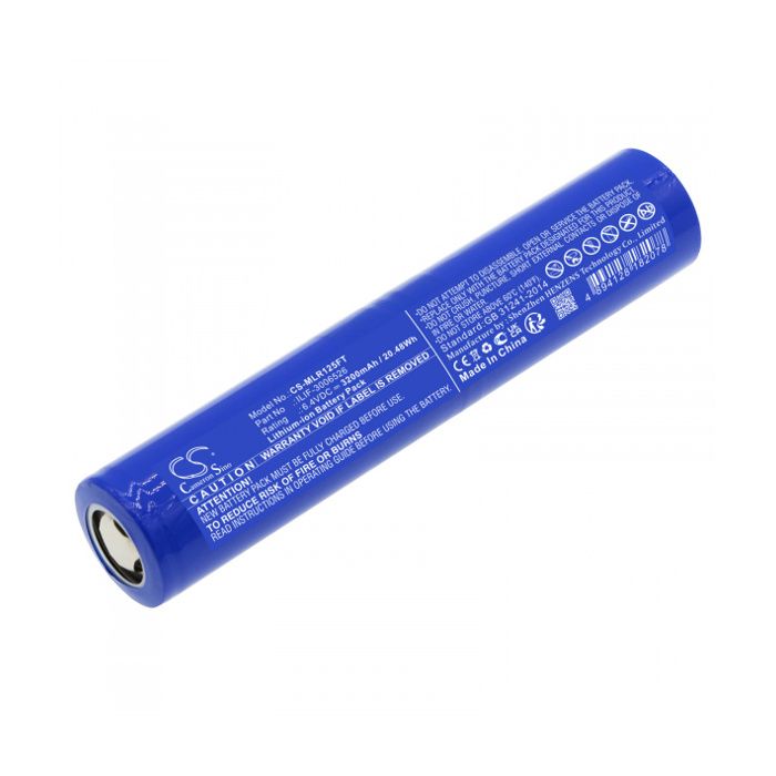 Batterie 6.4V 3.2Ah Li-Ion ILIF-3006526 pour Torche Maglite ML150R ...