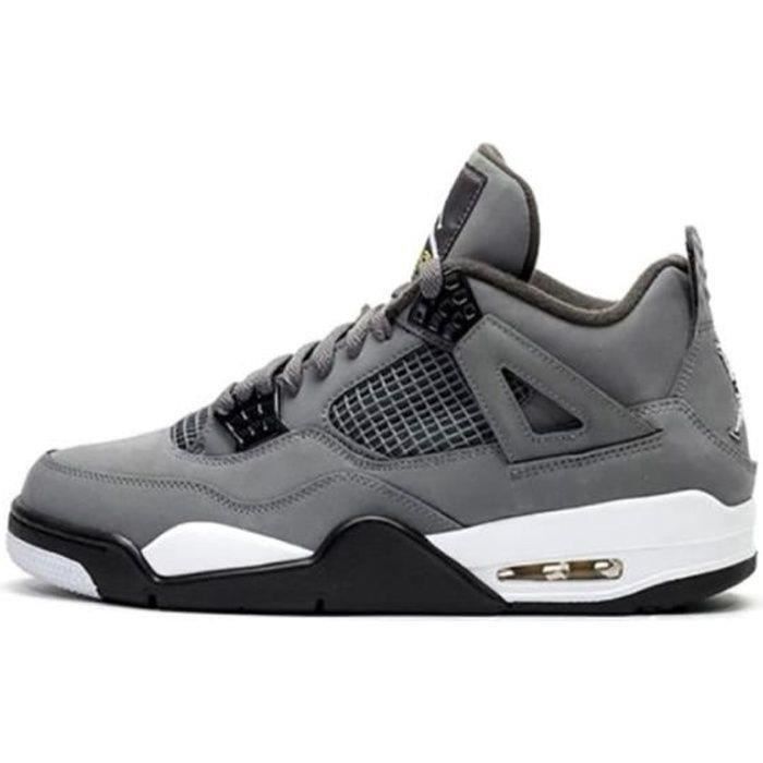 Baskets Air Jordan 4 Retro Femme et Homme 308497 007 blanc Couleurs ...
