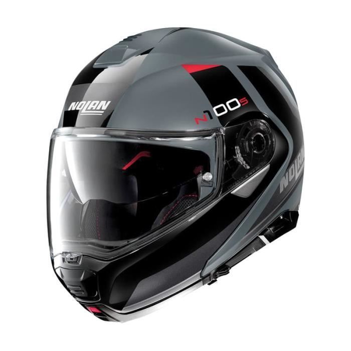 NOLAN CASQUE MODULABLE N100-5 HILLTOP N-COM - Cdiscount Auto