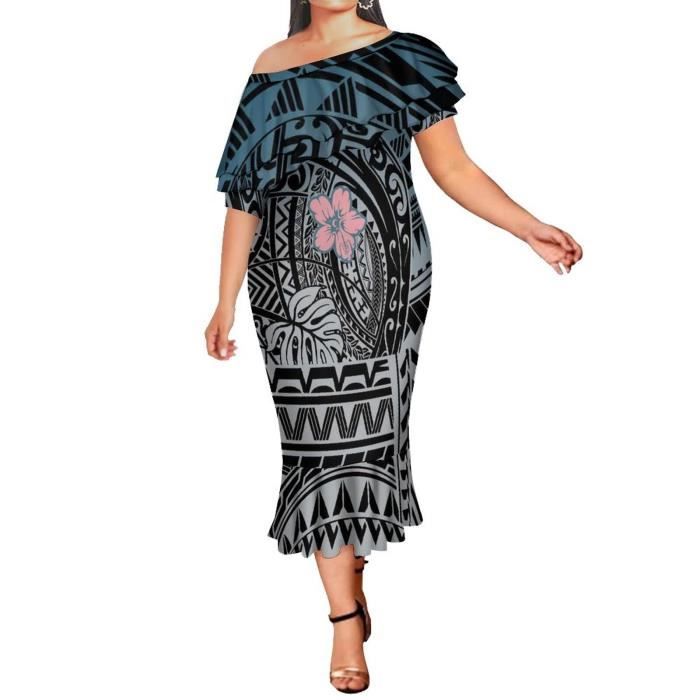 Big People 8XL robes de queue de poisson de Style Tribal traditionnel ...