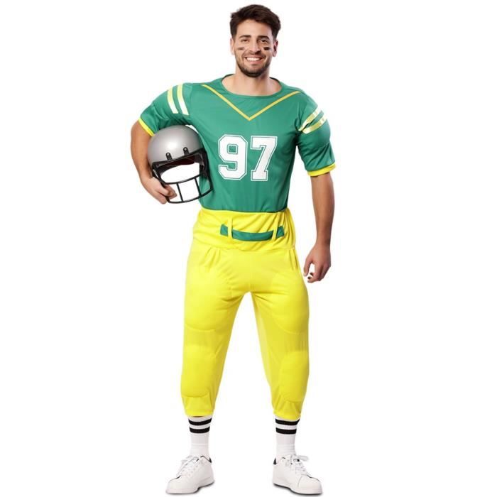 Déguisement joueur de rugby vert homme - EUROCARNAVALES, SA - M/L ...