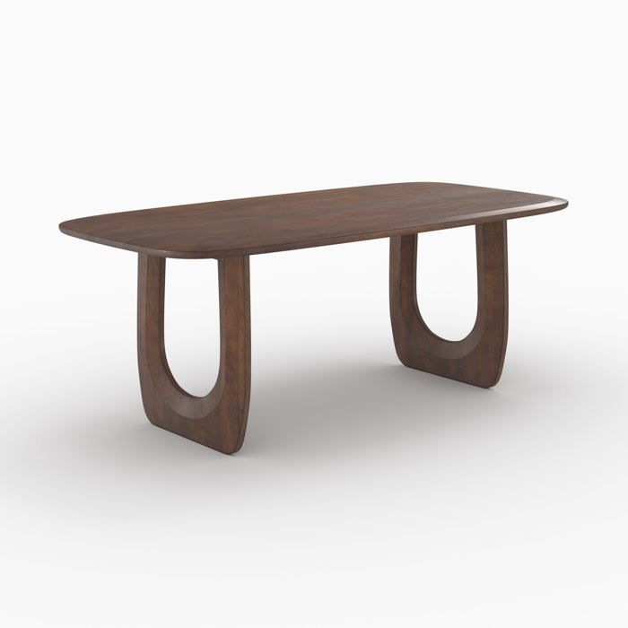 Table rectangulaire en bois de manguier massif 6 places - Maya - Rendez-Vous Déco - Cdiscount Maison