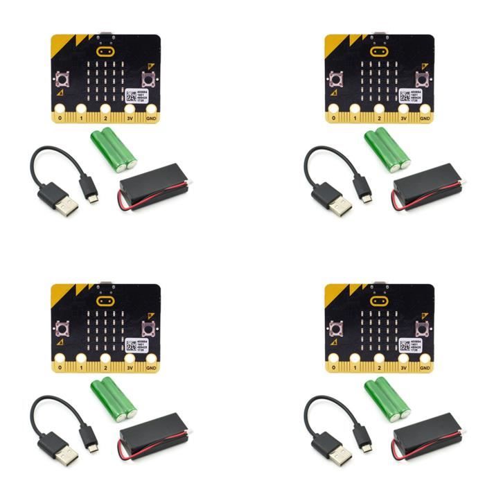 4X Microbit GO Kit BBC Smart Car Kit-Qtruck-Python Education Microbit ...
