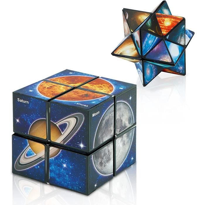 Yoshimoto Cube magique 2 en 1 - Cube Infinity Rubix Cube magique 3D ...