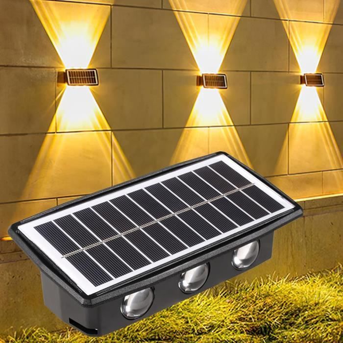 Applique Murale Solaire D'Extérieur, La Nouvelle Mise À Niveau Des Lampes Solaires Etanches Ip65 ...