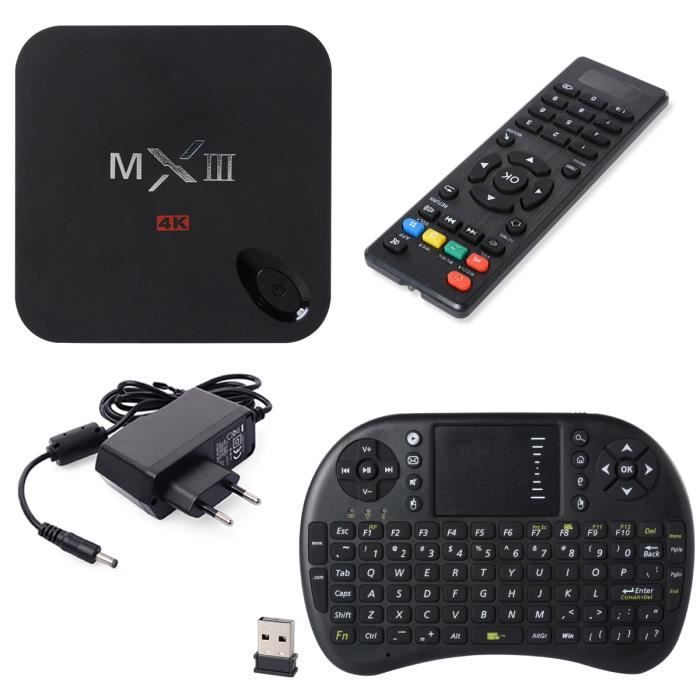 XCSOURCE® Kbox MX III MX3 Android 4.4 Quad Core 2G/8G XBMC 4k TV Box ...