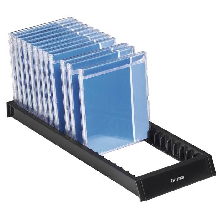 Support CD/DVD - CD Flipper - Noir - 22 CD - Plastique - Antidérapant ...