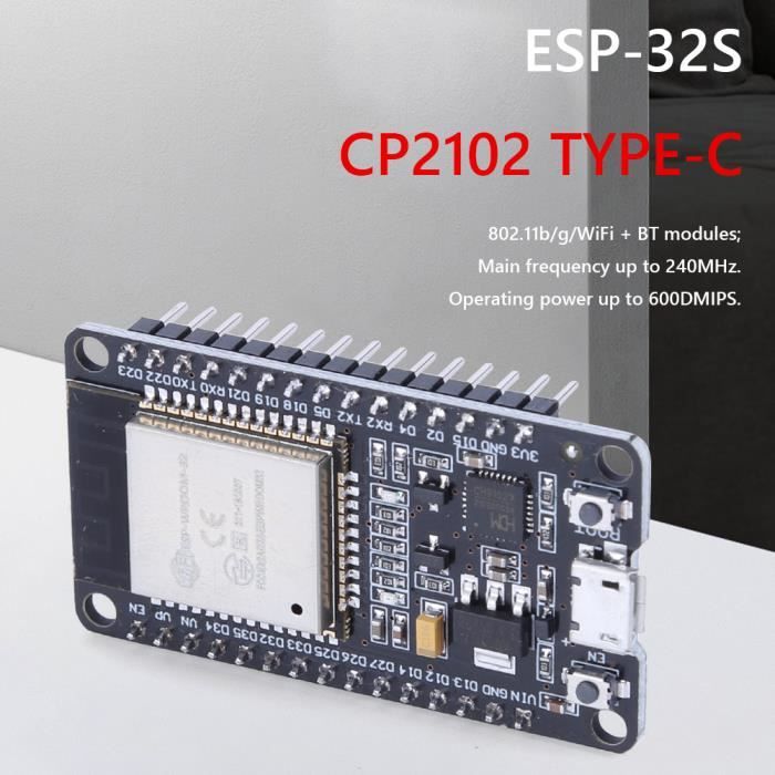 2pcs Ch340c C 30p Nodemcu Esp32 Bluetooth Wifi Esp32 30 Broches Esp32 Carte De Développement