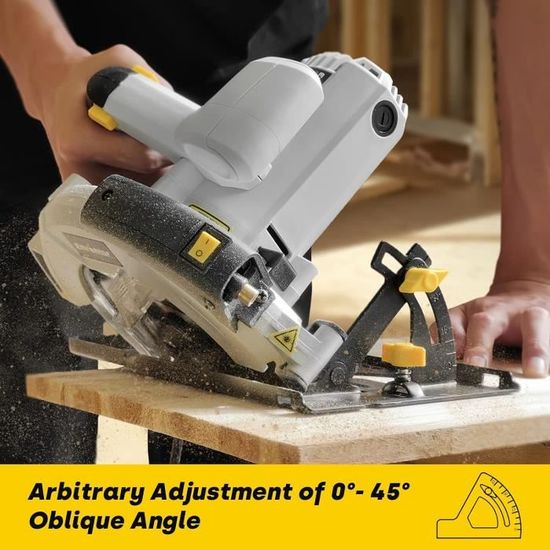 Scie Circulaire 1200W Avec Guidage Laser, Scie Circulaire Pour Le Bois ...