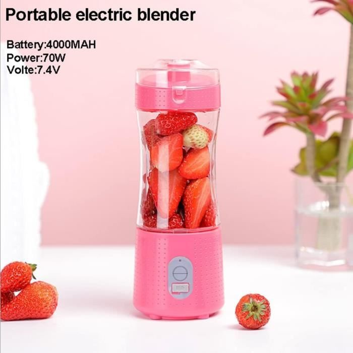 Mini Mixeur Électrique Portable De 380 Ml Pour Smoothies Jus Et ...