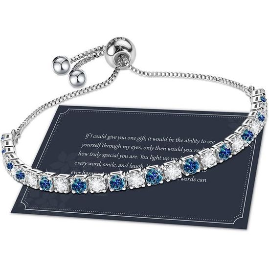 J. Fee Bracelet Femme Bracelet Argent Bracelet Tennis Bracelet Femme ...