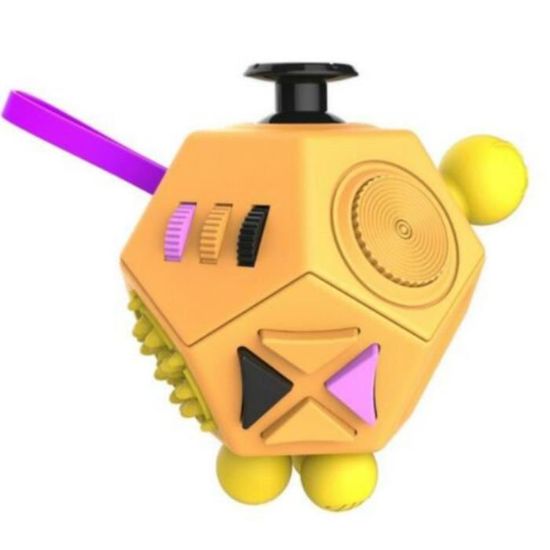 Hand spinner,Jouet sensoriel 12 côtés Fidget Cube Ii Décompression ...