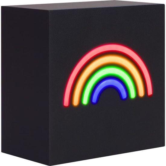 Colorblock Lampe-enceinte sans fil Neon Arc-en-ciel - Cdiscount TV Son ...