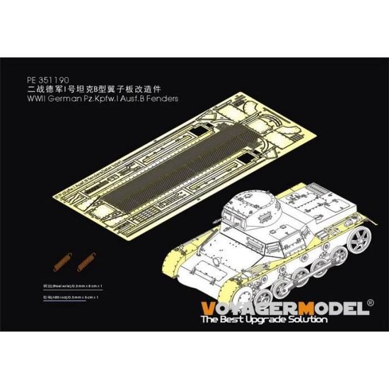 CRAZE voyager PE351190WWII Allemand Pz.Kpfw.I Ausf.B Ailes (Pour TAKOM ...