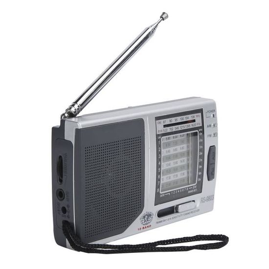 Appareil électronique Radio portative Bande FM AM SW Haut-parleur Mini ...
