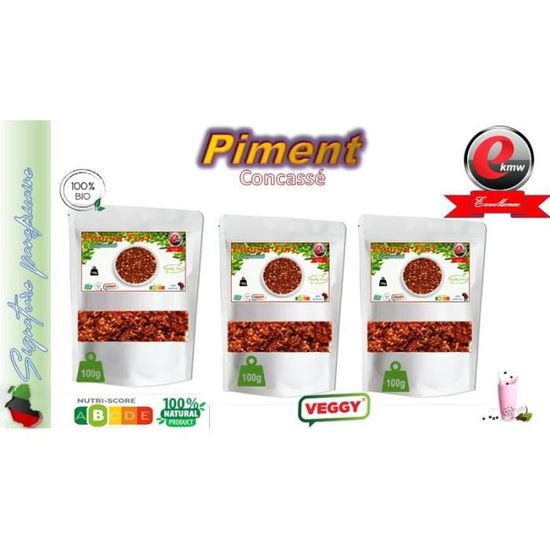 Piment fort concassé - signature panafricaine - 3x100g - Cdiscount Au ...
