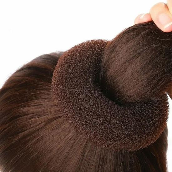 Chignons Bun Maker - QQMORA - Lot de 7 Tailles - Épingles et Élastiques ...