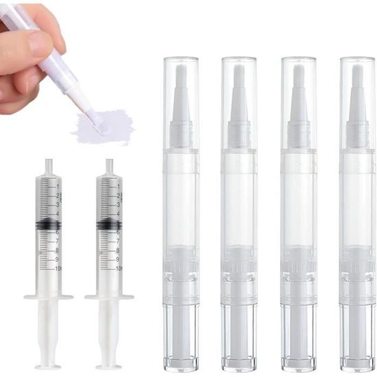 4 Pcs Touch Up Paint Pen,Stylo De Retouche Peinture,Stylo Pinceau ...