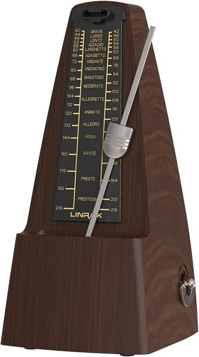 M2 Métronome Mécanique Pour Piano Guitare Basse Ukulélé Violon Batterie Tambour Saxophone Et ...