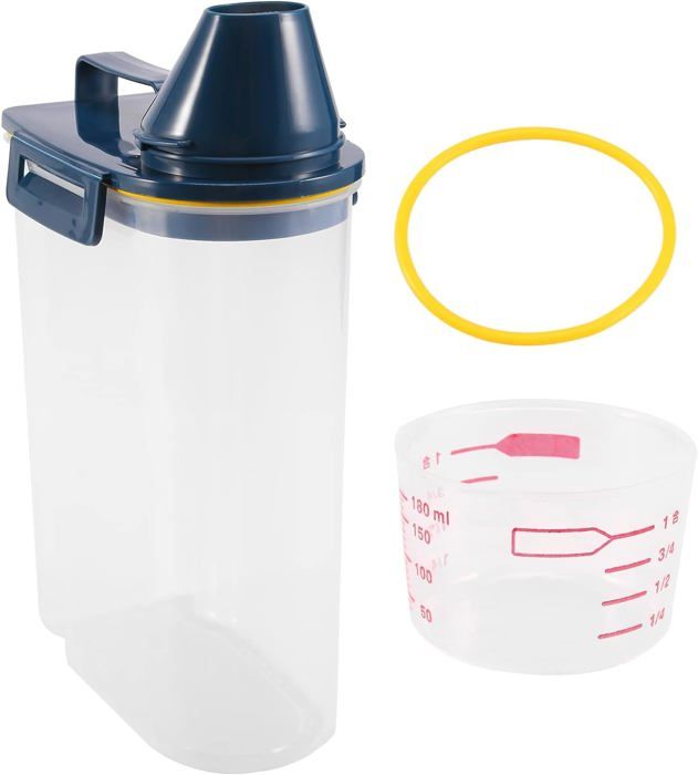 Poudre Bote De Rangement En Plastique Cuisine Riz Bac De Rangement Riz ...