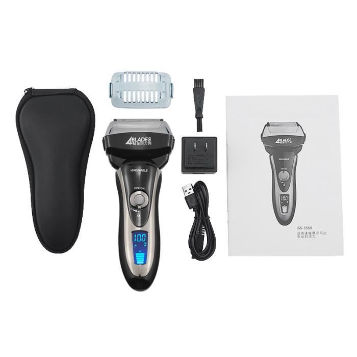 AUCUNE BOÎTE - Rasoir électrique pour hommes, rasoir alternatif ...