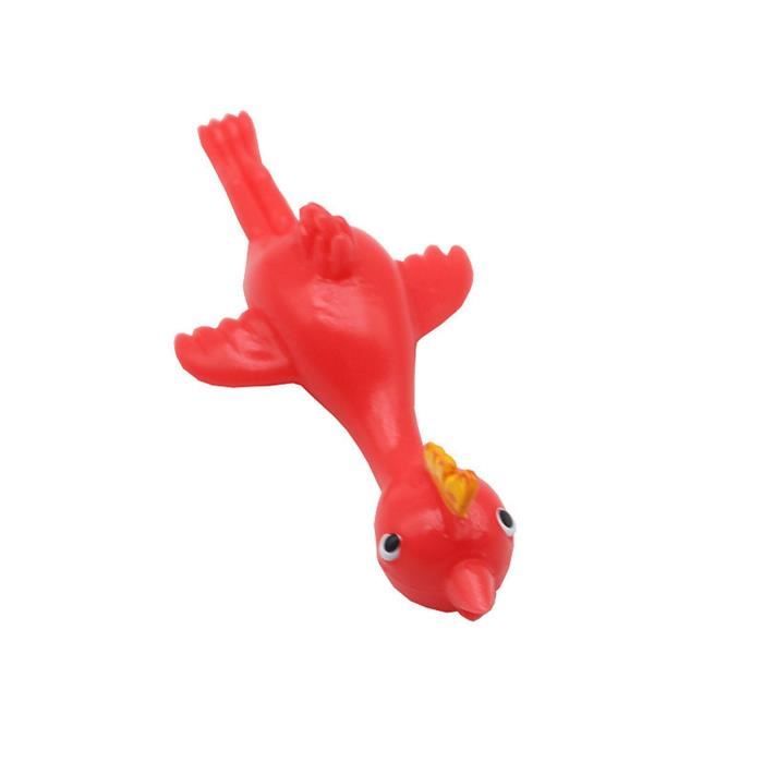 25 Pcs Caoutchouc Chicken Flick Flying Chicken Flingers Stretchy Gift ...