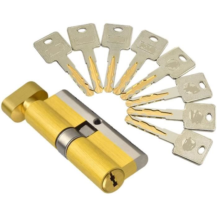 Cylindre Serrure,Cylindre De Serrure Cylindre de Verrouillage de Porte ...