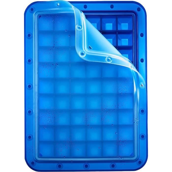 Ice Former Arctic Cube pour 54 glaçons avec couvercle transparent Bleu ...