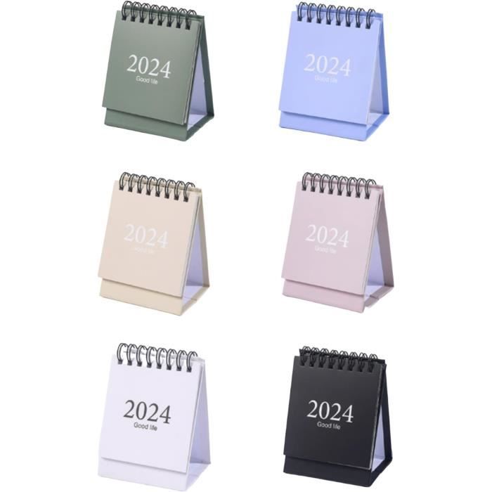 Lot De 6 Mini Calendriers 2024 À Faire Soi-Même, Planificateur Familial ...