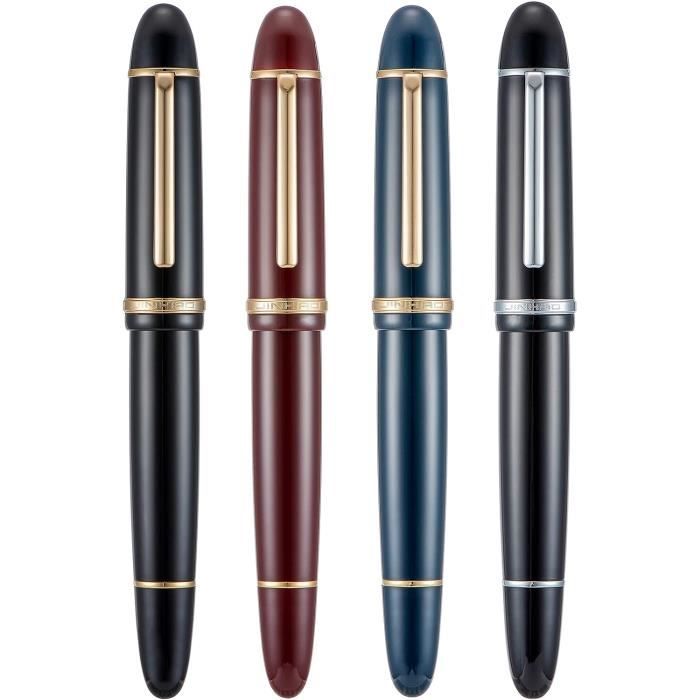 Jinhao X159 Lot De 4 Stylos Plume En Acrylique À Pointe Fine Taille 8 ...