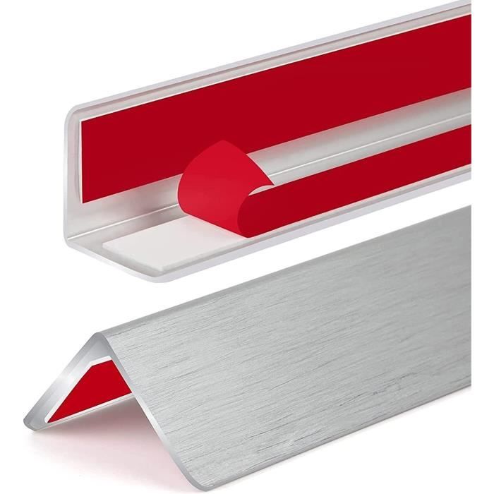 Cornière de Protection Argent Anti-Rayures Protège-Coins pour Murs Auto ...