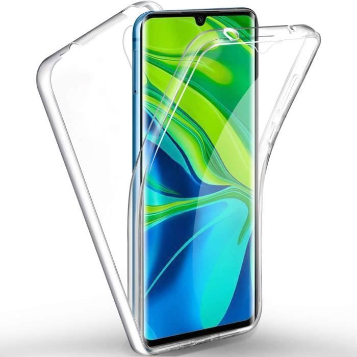 Cophone Coque 360 Xiaomi Mi Note 10 100% Transparente 360 Protection ...