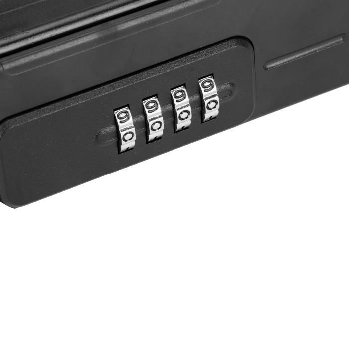 Coffre-Fort Portable GOTOTOP - Mini Coffre-Fort en ABS - Noir ...